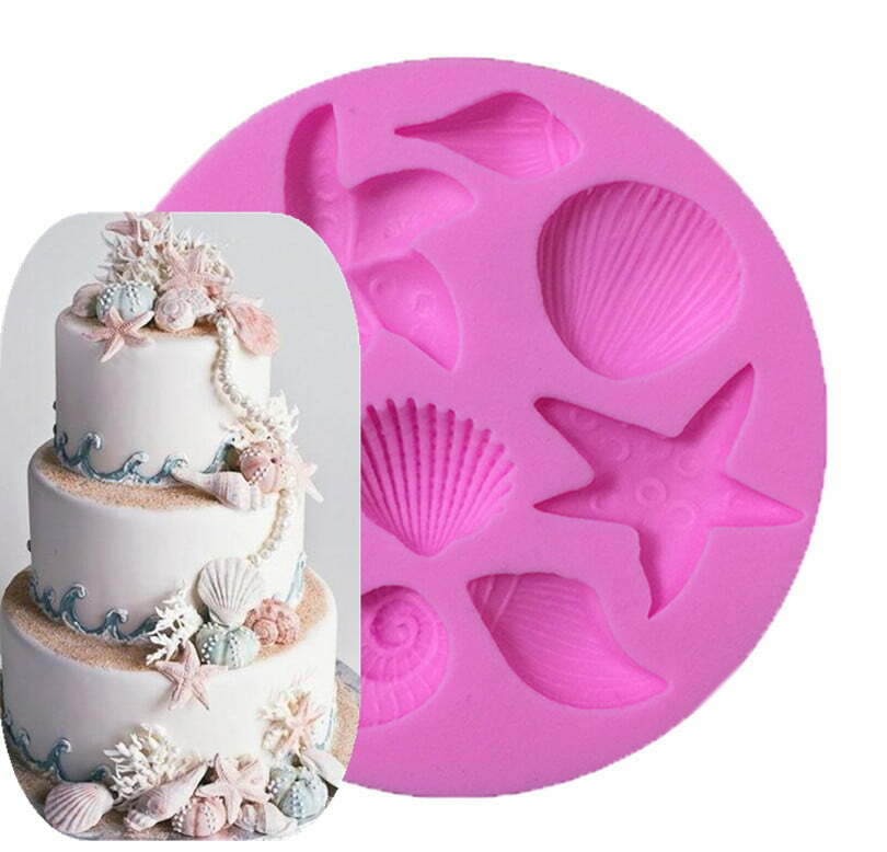 Sea Shells Silicone Mold – Cake Craft Shop